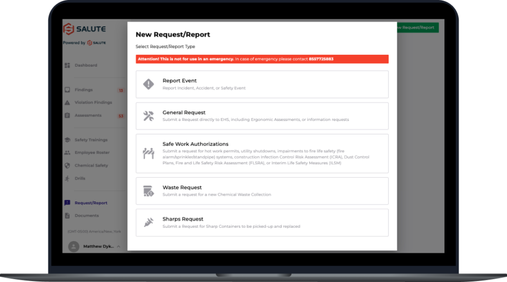 Salute Platform - Salute Safety
