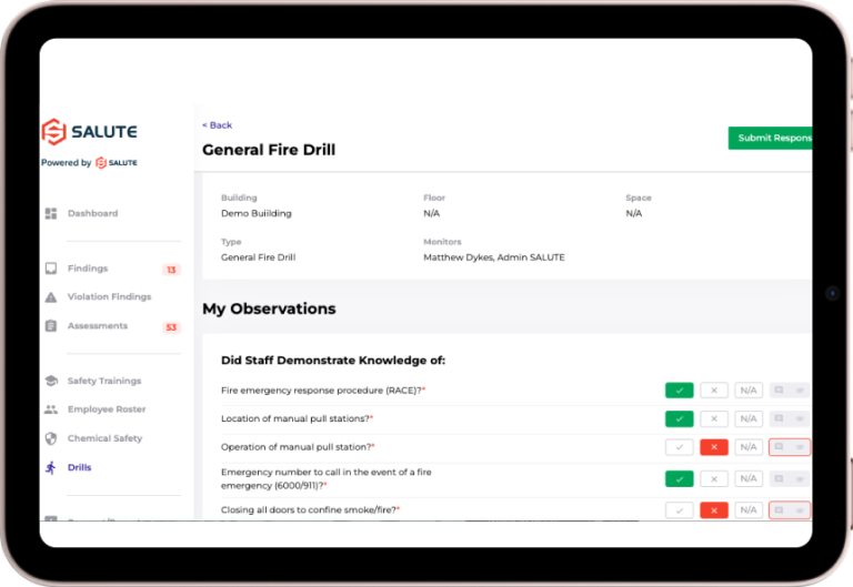 Drills - Salute Safety